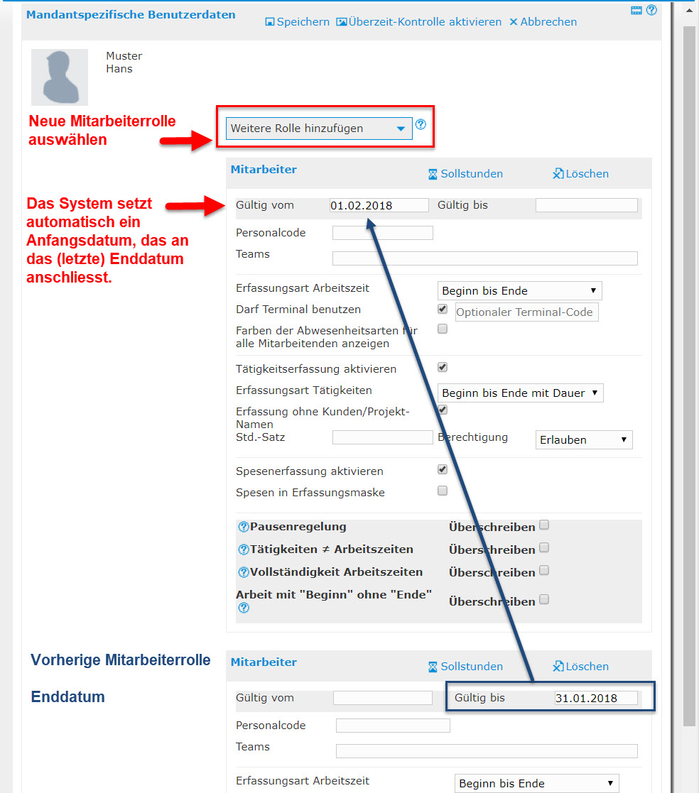 timesaver - Pensumwechsel
